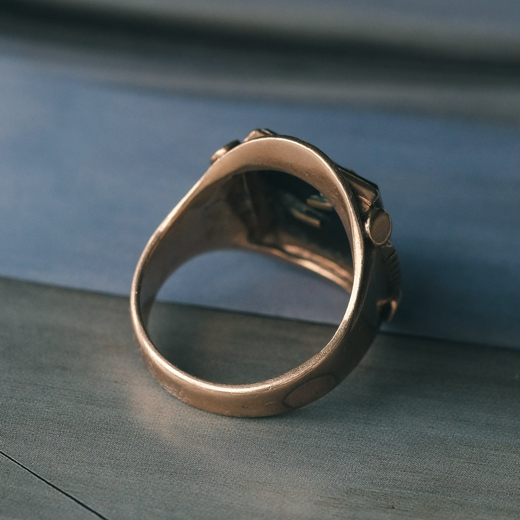 1940s 'Meteorite' Tank Ring – Lost Owl Jewelry