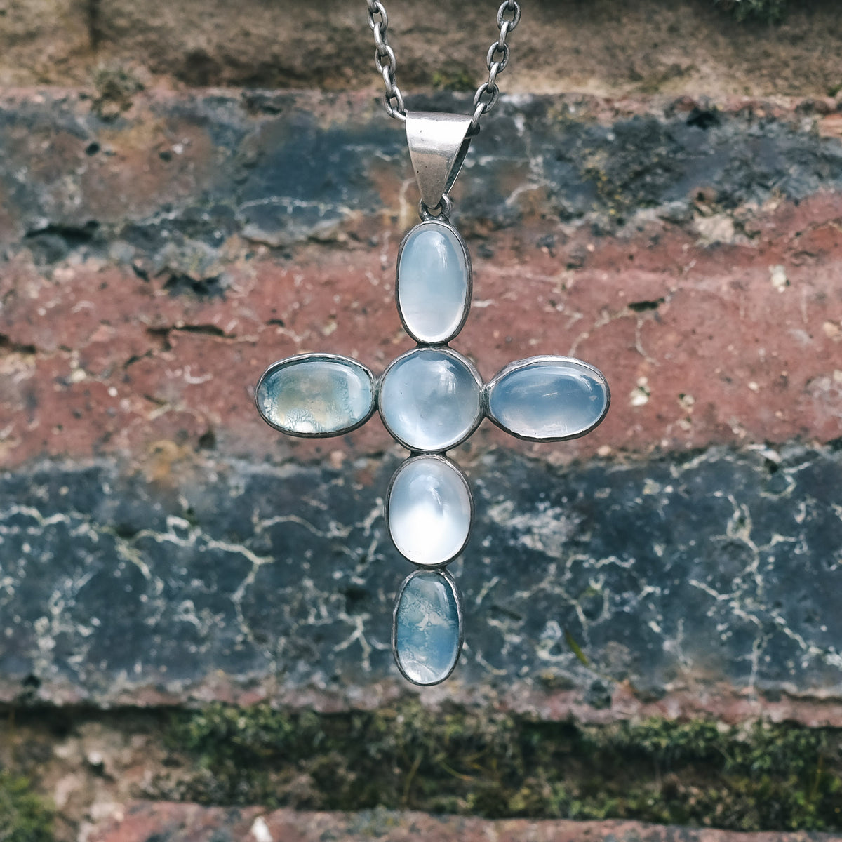 Victorian Moonstone Cross – Lost Owl Jewelry