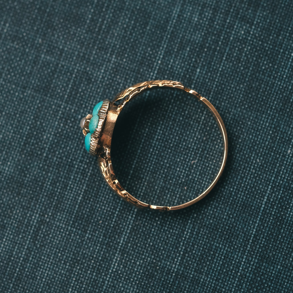 Early Victorian Flower Cluster Ring – Lost Owl Jewelry