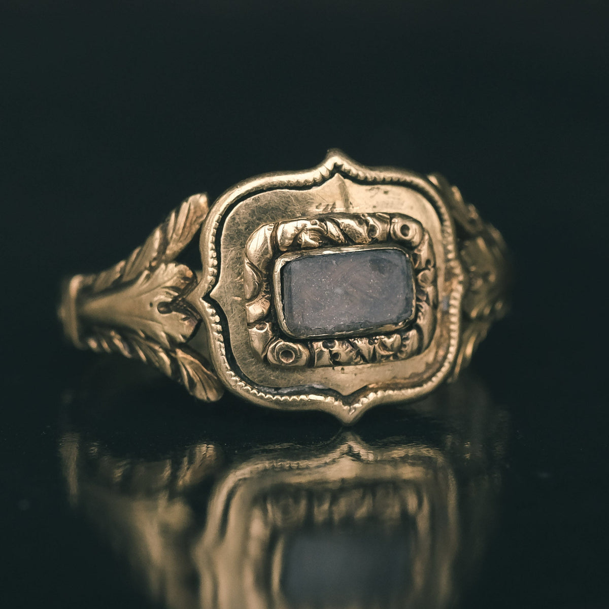 Georgian Locket Ring – Lost Owl Jewelry