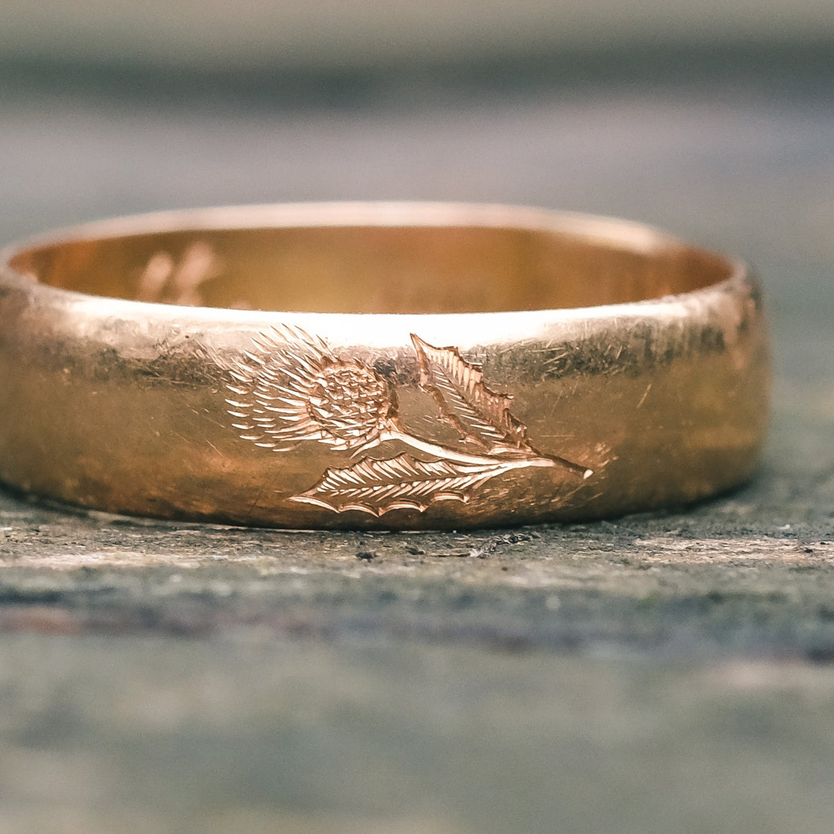 Modern Posy Ring "Till a' the seas gang dry" – Lost Owl Jewelry