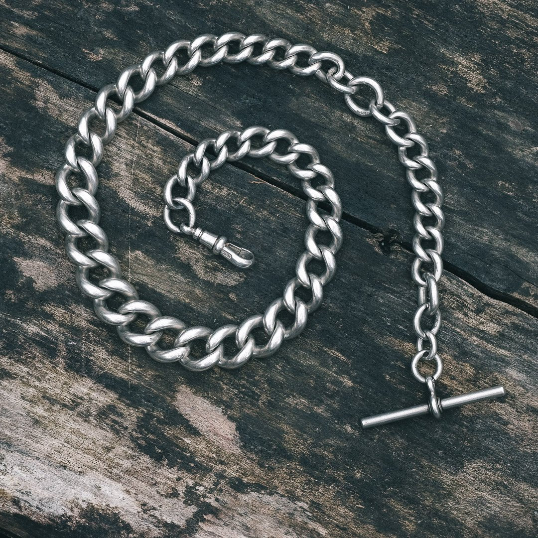 Victorian '100g' Silver Curb Chain – Lost Owl Jewelry