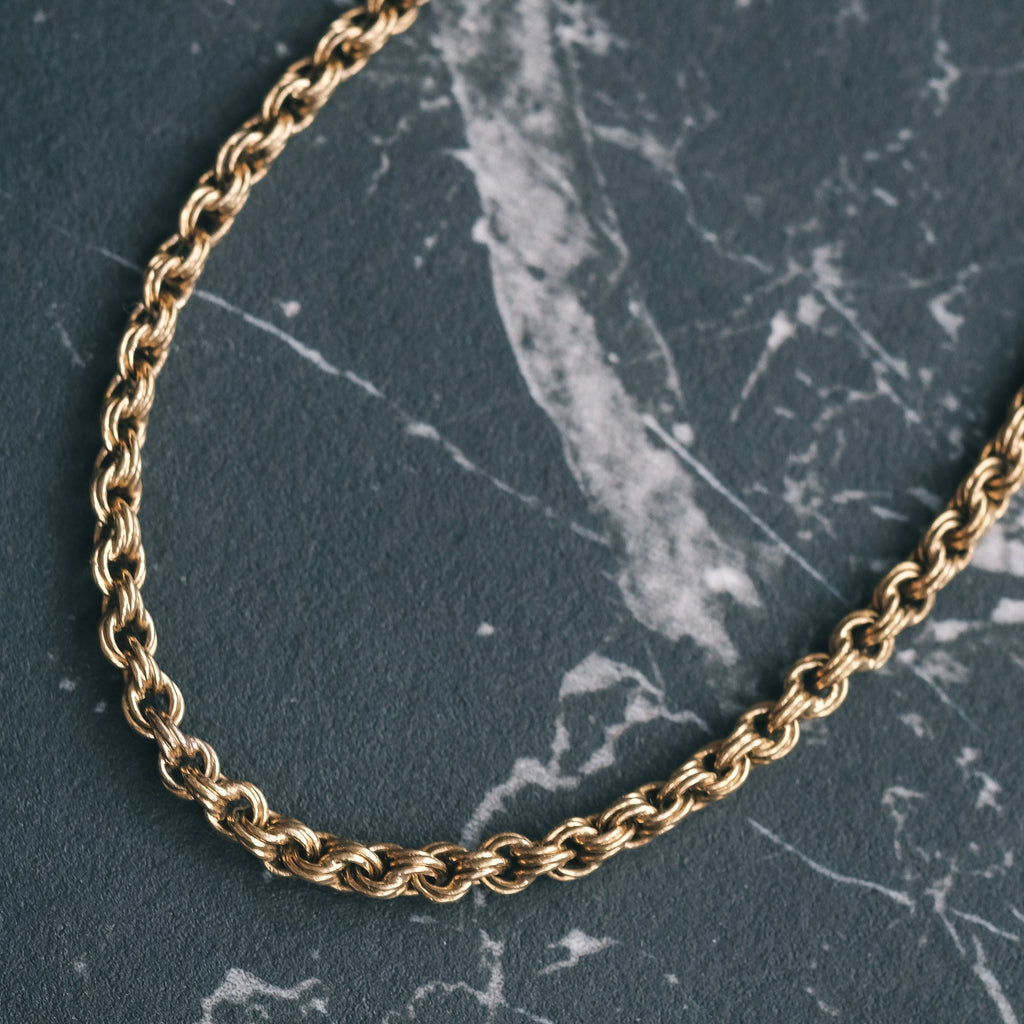 Victorian 15ct Triple Link Chain – Lost Owl Jewelry