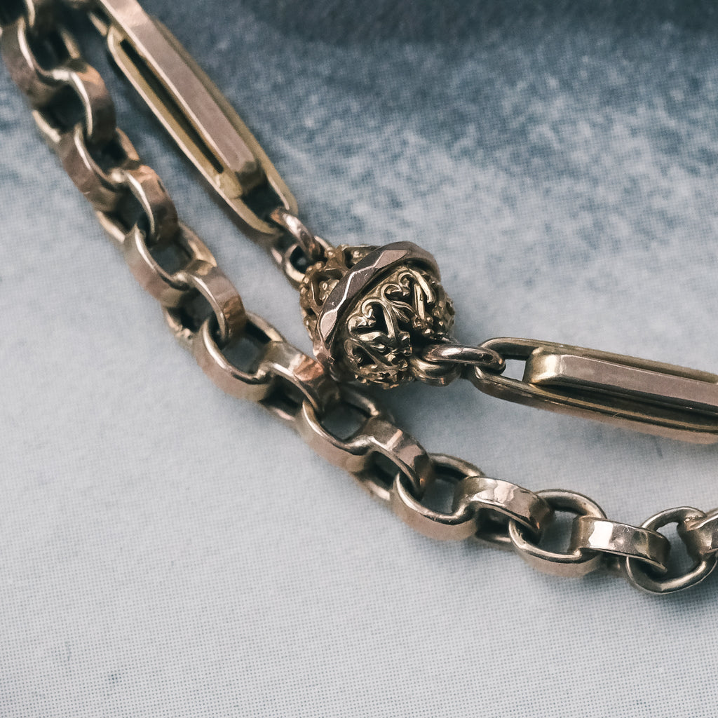 Victorian Bars & Orbs Guard Chain – Lost Owl Jewelry