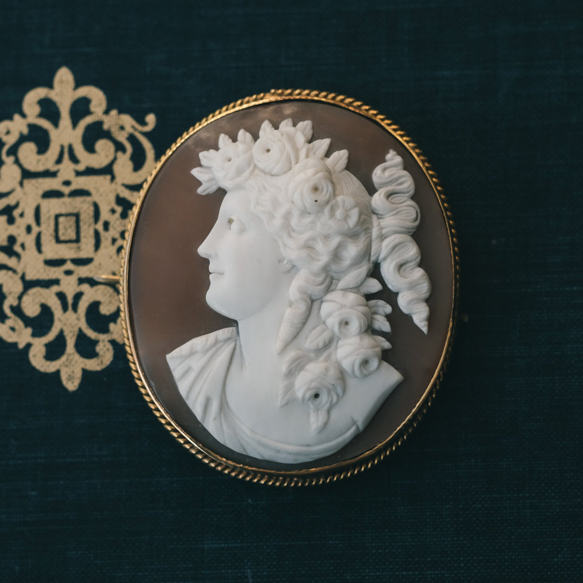 Victorian Flora Cameo Brooch – Lost Owl Jewelry