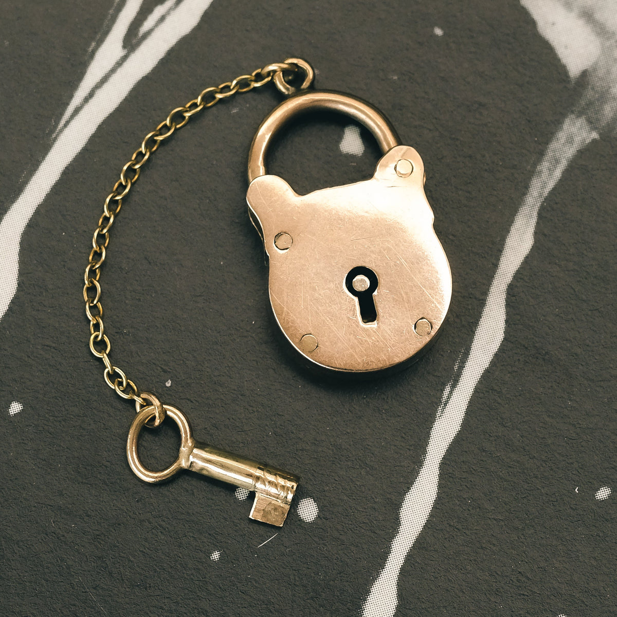 Victorian Gold Padlock & Key – Lost Owl Jewelry