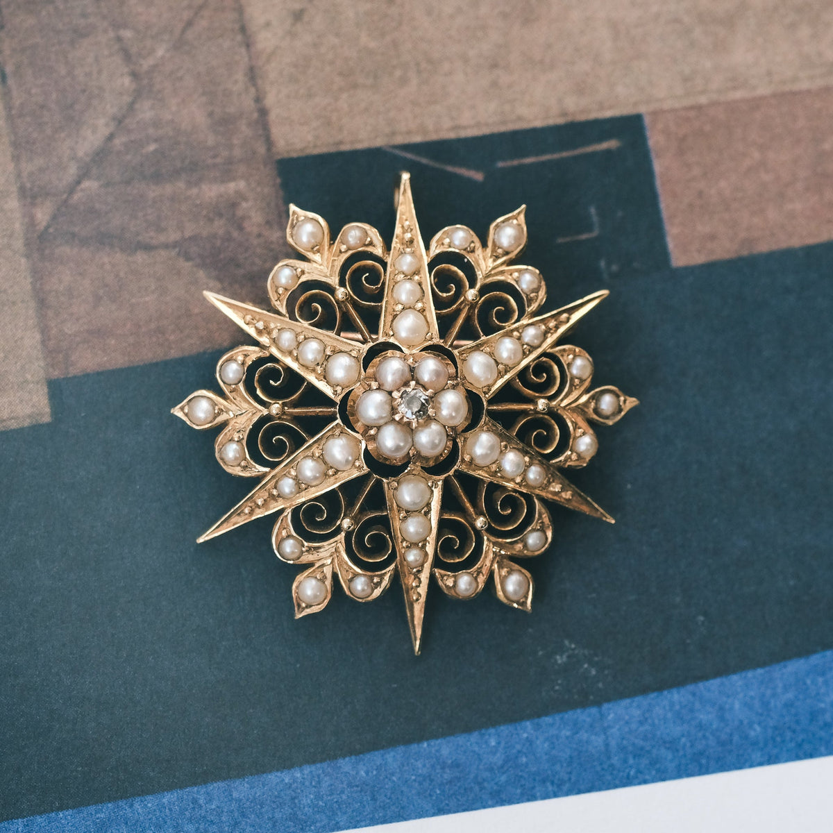 Victorian Snowflake Brooch – Lost Owl Jewelry
