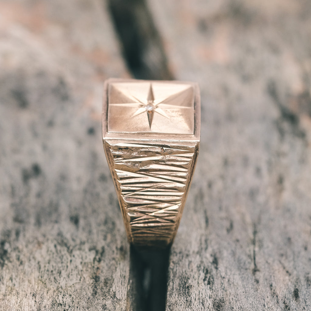 1976 Pole Star Signet Ring – Lost Owl Jewelry