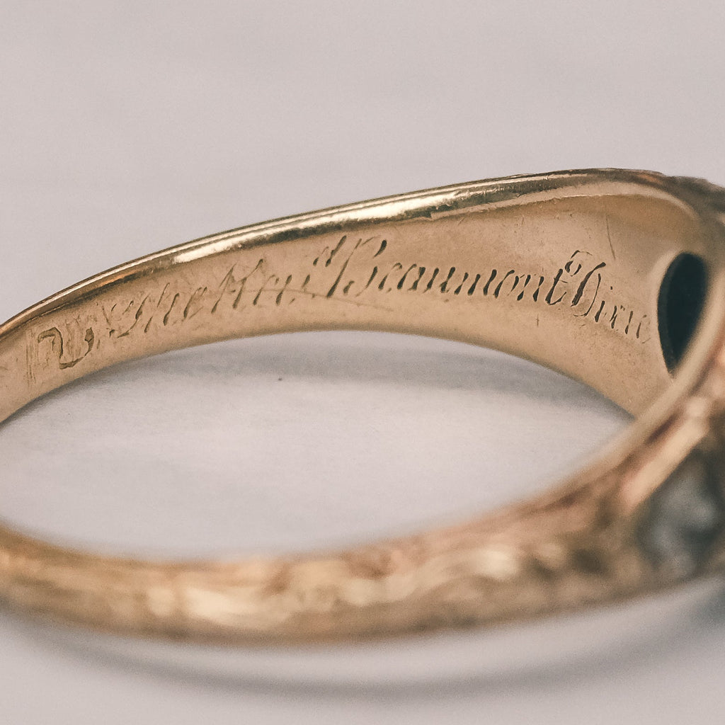 Early Victorian Diamond Stripes Ring – Lost Owl Jewelry