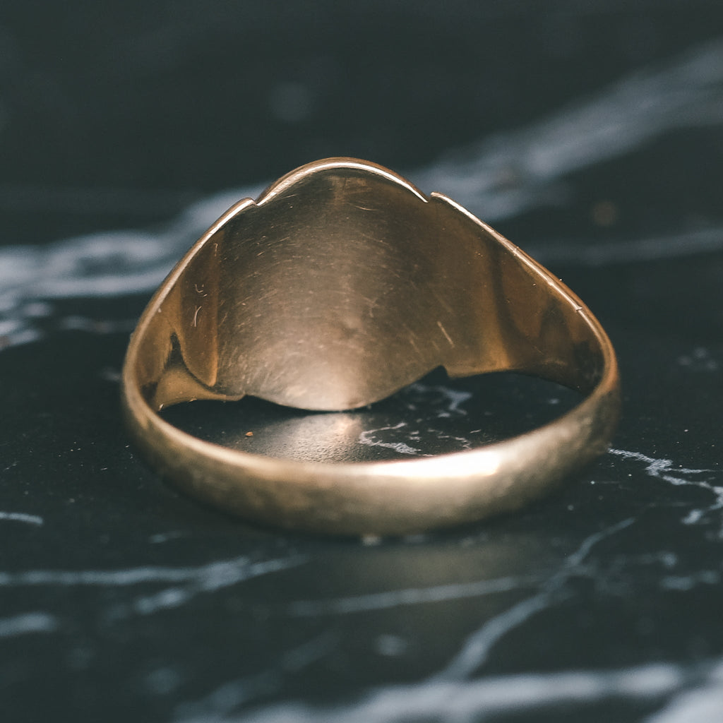 Edwardian 18ct Gold Signet Ring – Lost Owl Jewelry