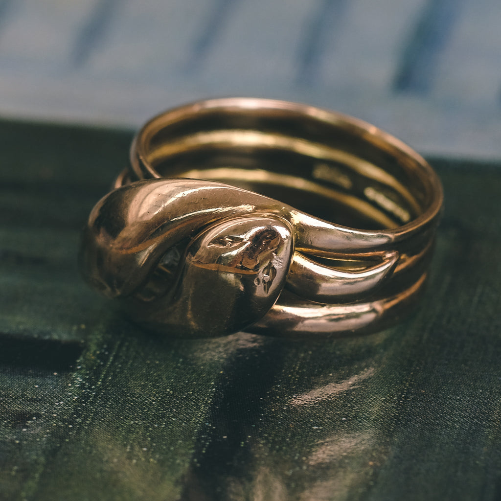 Edwardian Two Snakes Ring – Lost Owl Jewelry