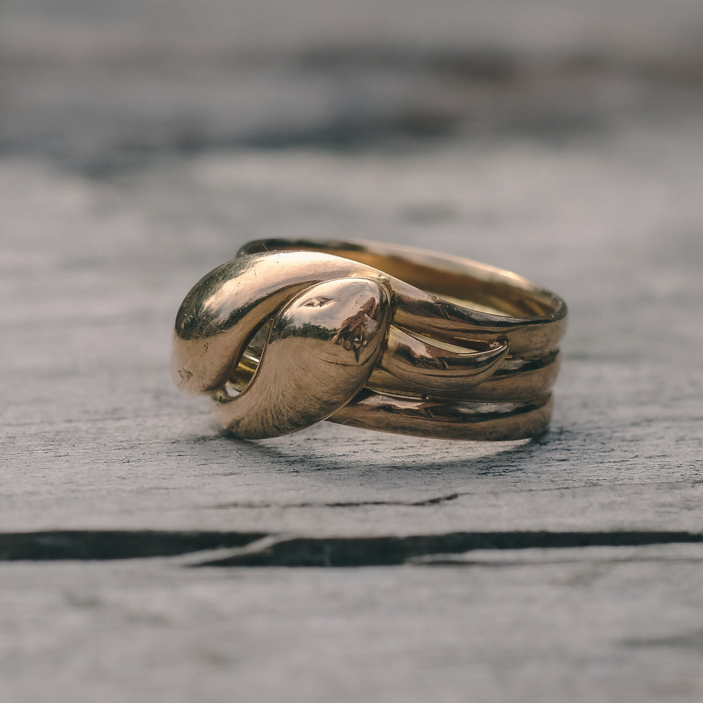 Edwardian Two Snakes Ring – Lost Owl Jewelry