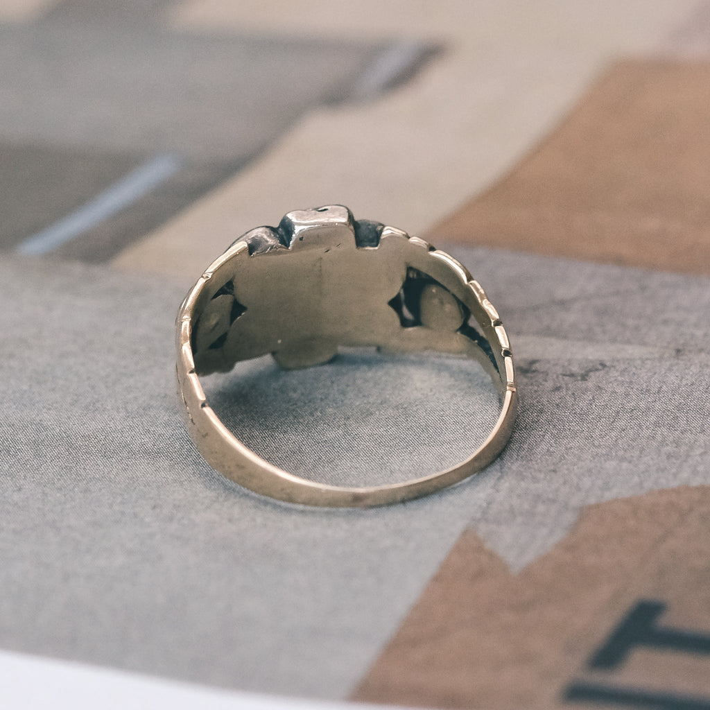 Georgian Flower Cluster Ring – Lost Owl Jewelry