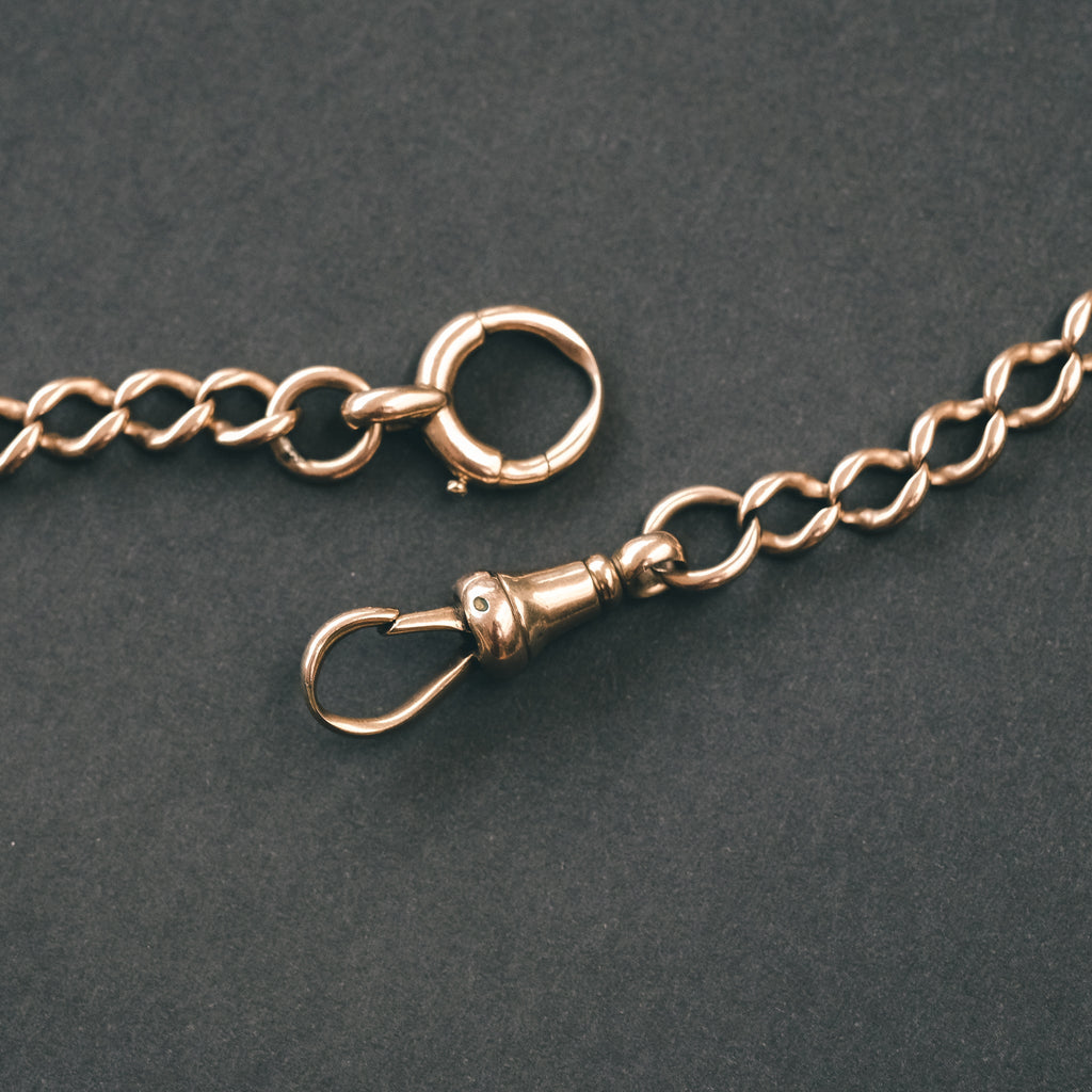 Victorian 15ct Gold Watch Chain Necklace – Lost Owl Jewelry
