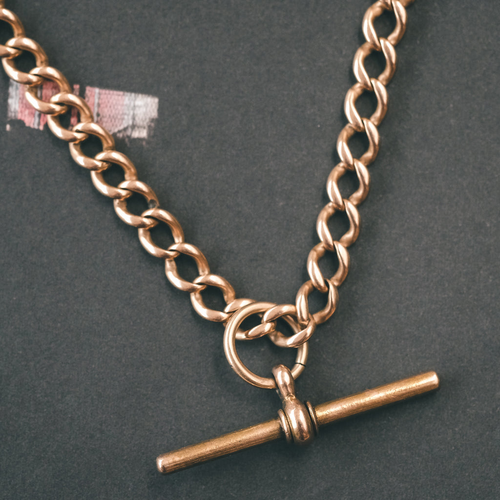 Victorian 15ct Gold Watch Chain Necklace – Lost Owl Jewelry