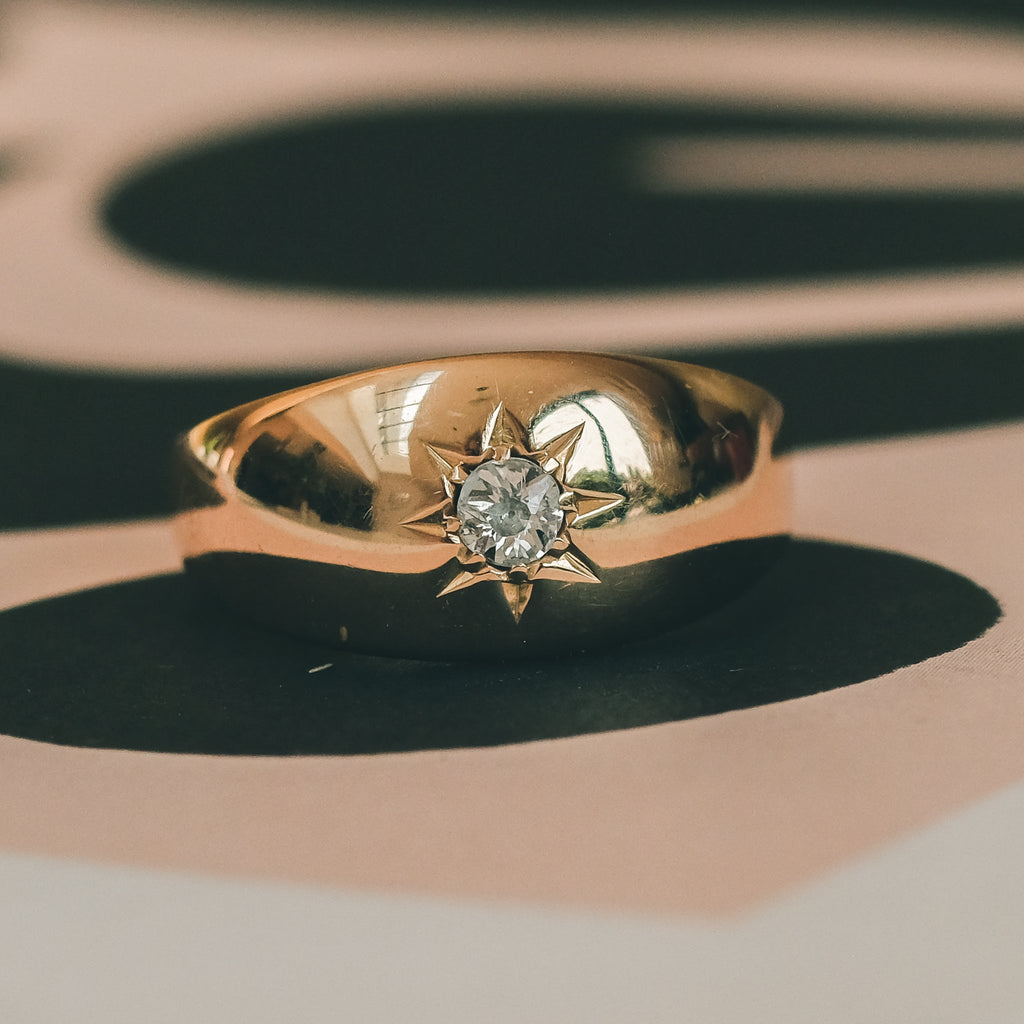 Victorian Diamond "Gypsy" Ring – Lost Owl Jewelry