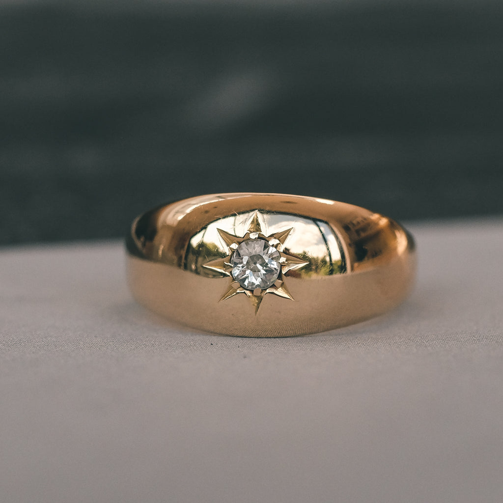 Victorian Diamond "Gypsy" Ring – Lost Owl Jewelry