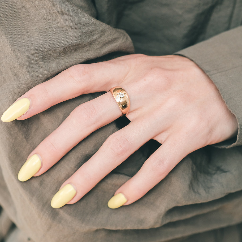 Victorian Diamond "Gypsy" Ring – Lost Owl Jewelry
