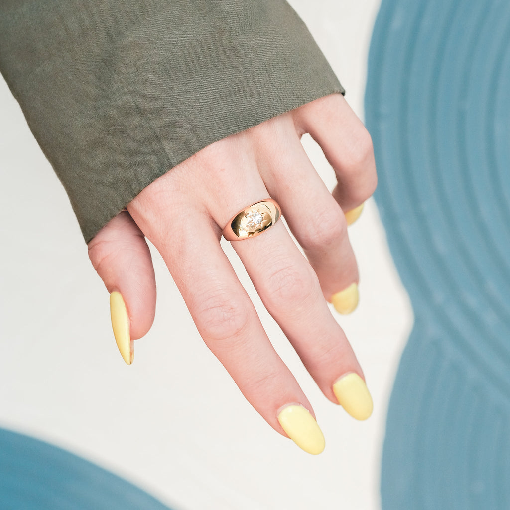 Victorian Diamond "Gypsy" Ring – Lost Owl Jewelry