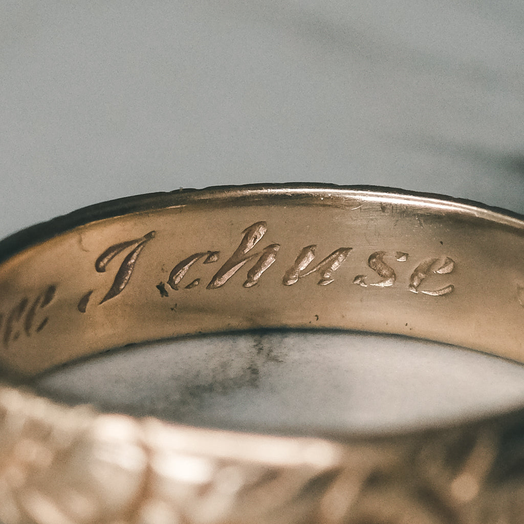 Victorian Poesy Ring "All I Refuse & Thee I Chuse" – Lost Owl Jewelry