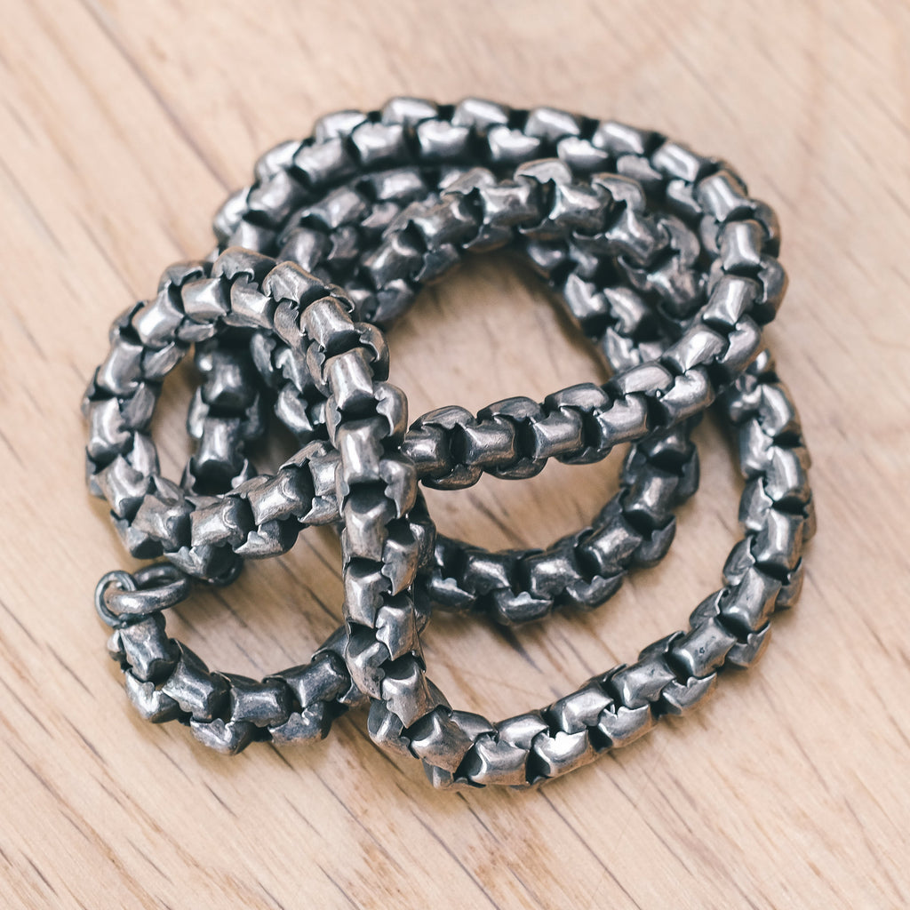 Victorian Silver Snake-Link Chain – Lost Owl Jewelry